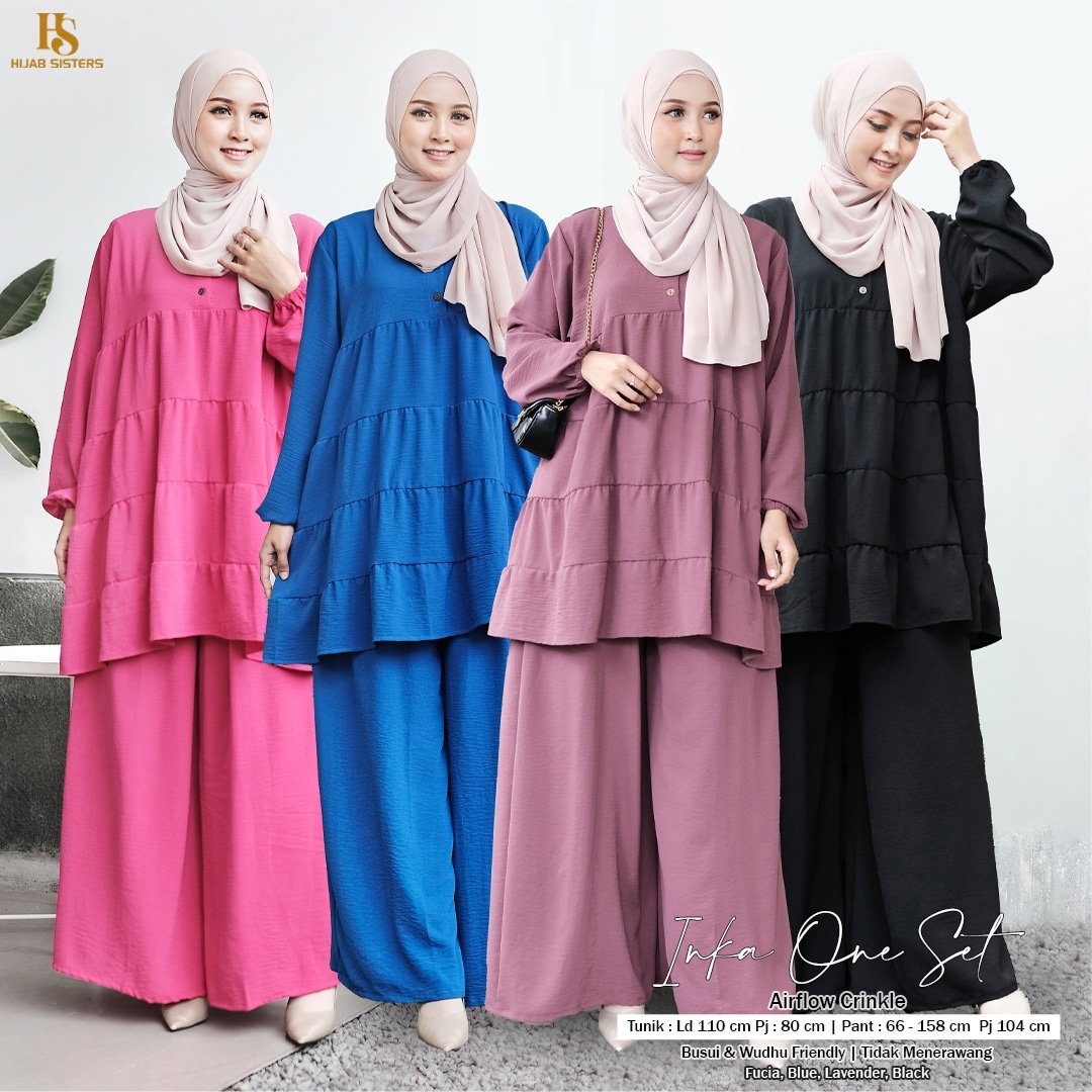 Gamis dan Baju Stelan Jumbo by Hijab Sister – Butik Destira