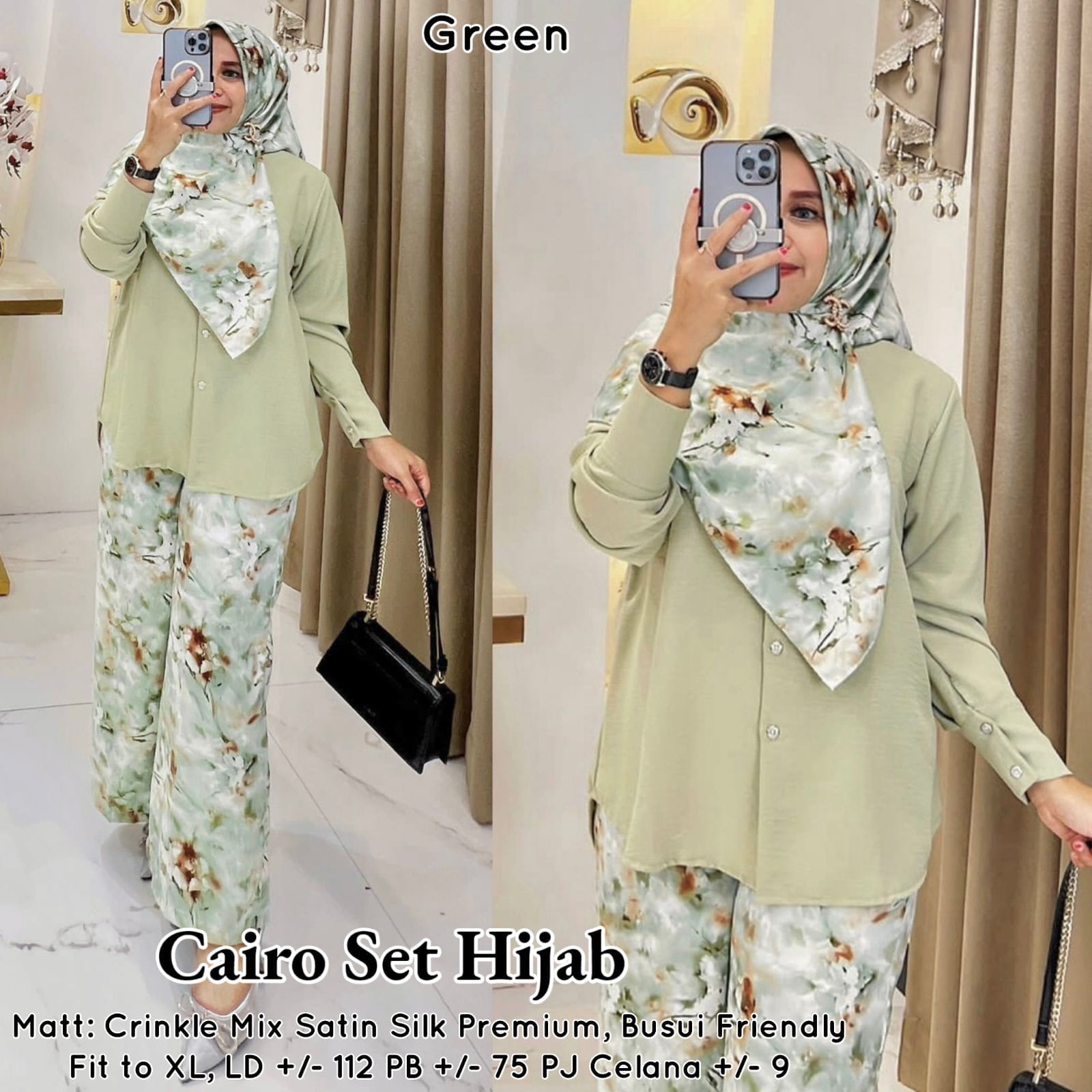 Baju Stelan set Hijab kekinian – Butik Destira