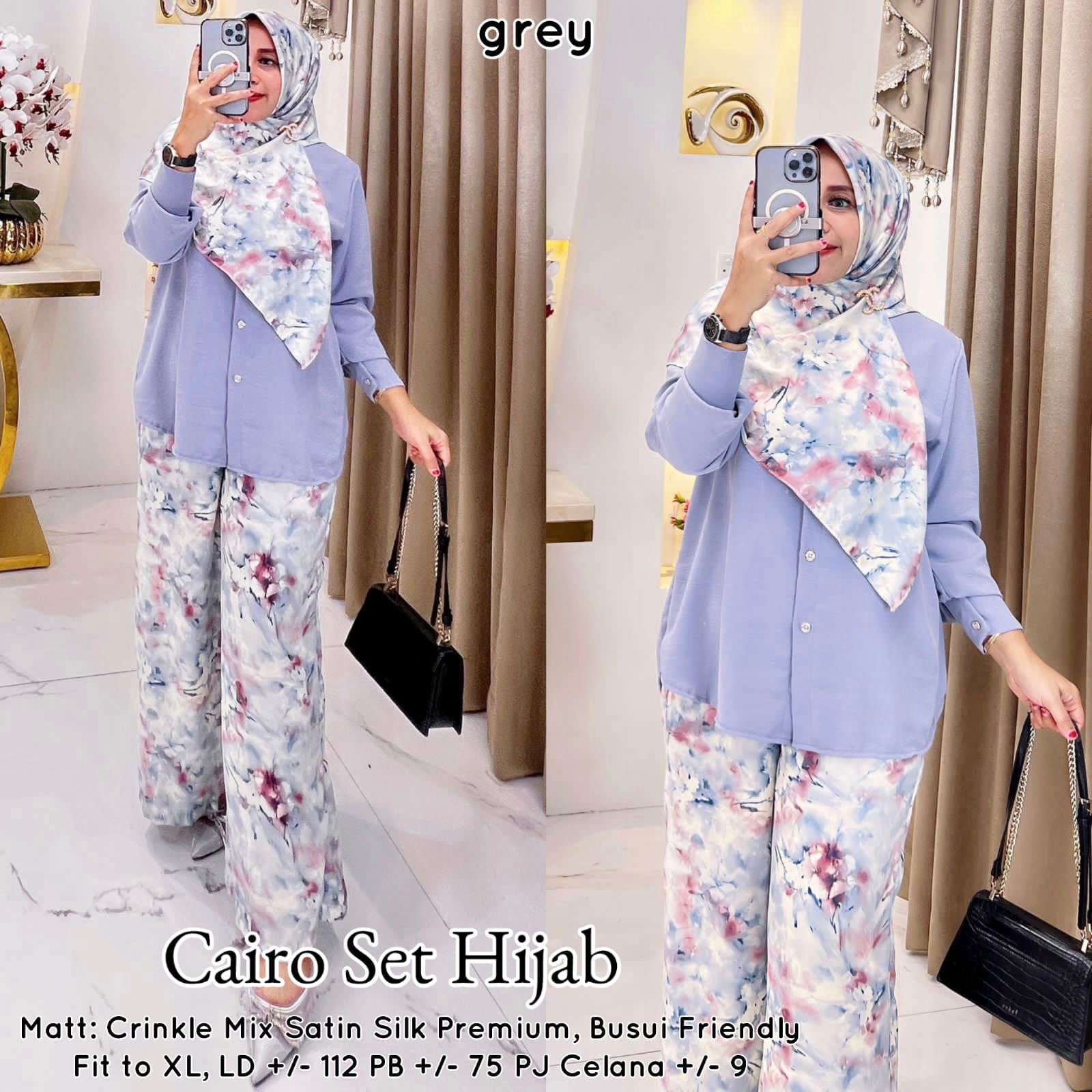 Baju Stelan set Hijab kekinian – Butik Destira