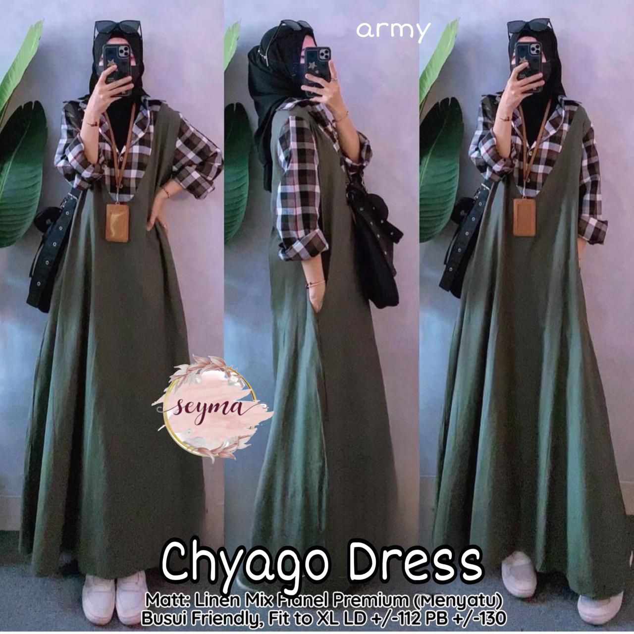 Koleksi dress flanel remaja model terbaru – Butik Destira
